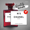 Printable Chanel 05 Perfume label editable Customize, Gift Ideas ...
